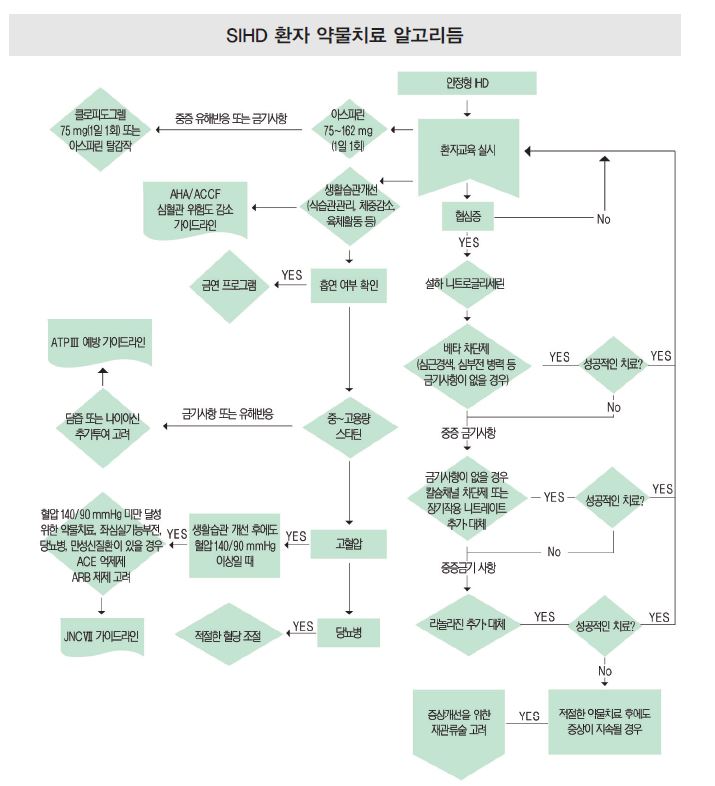 SIHD 가이드라인 치료전략